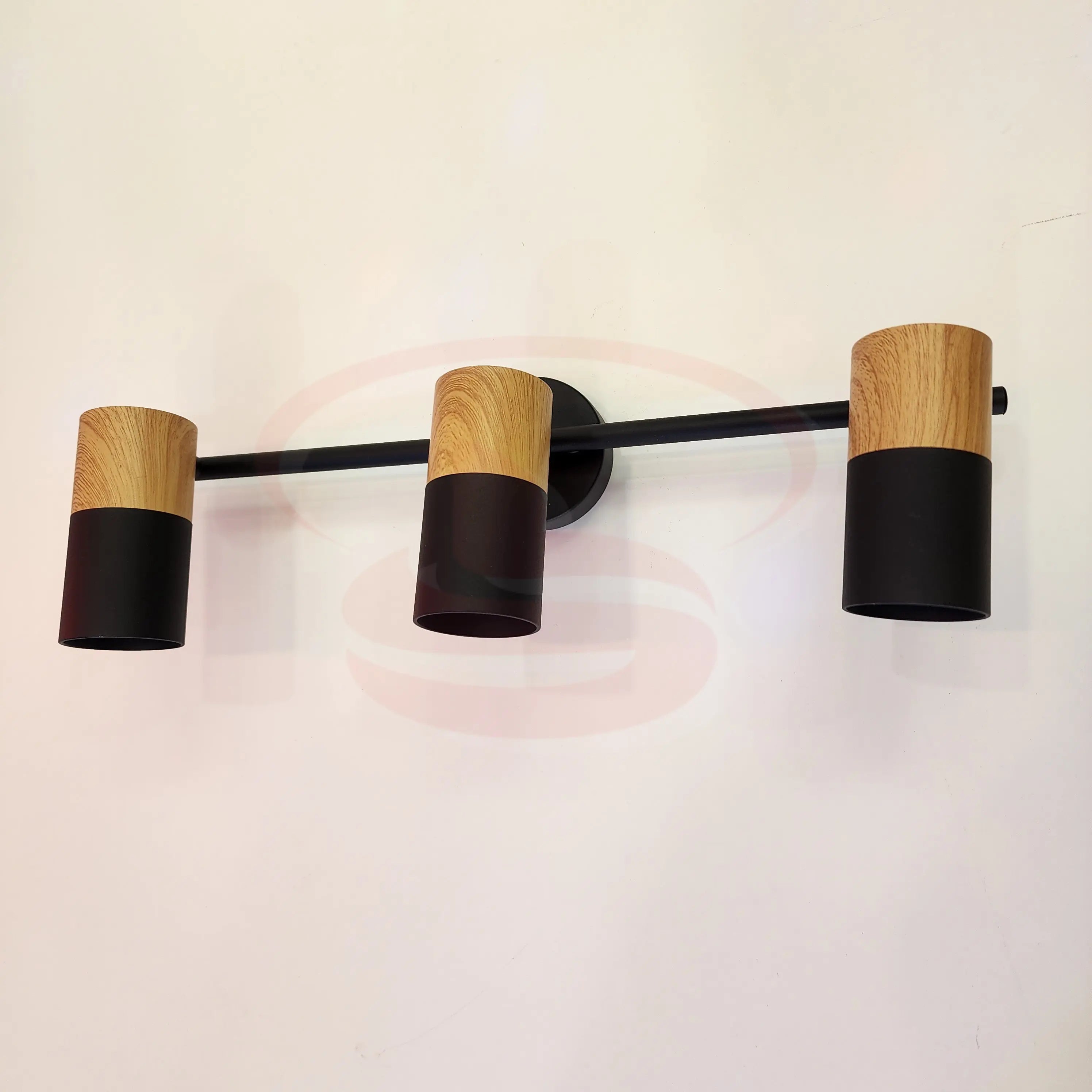 3 in 1 Modern Wood & Metal Adjustable Wall Spotlight With ROD – Smart ...